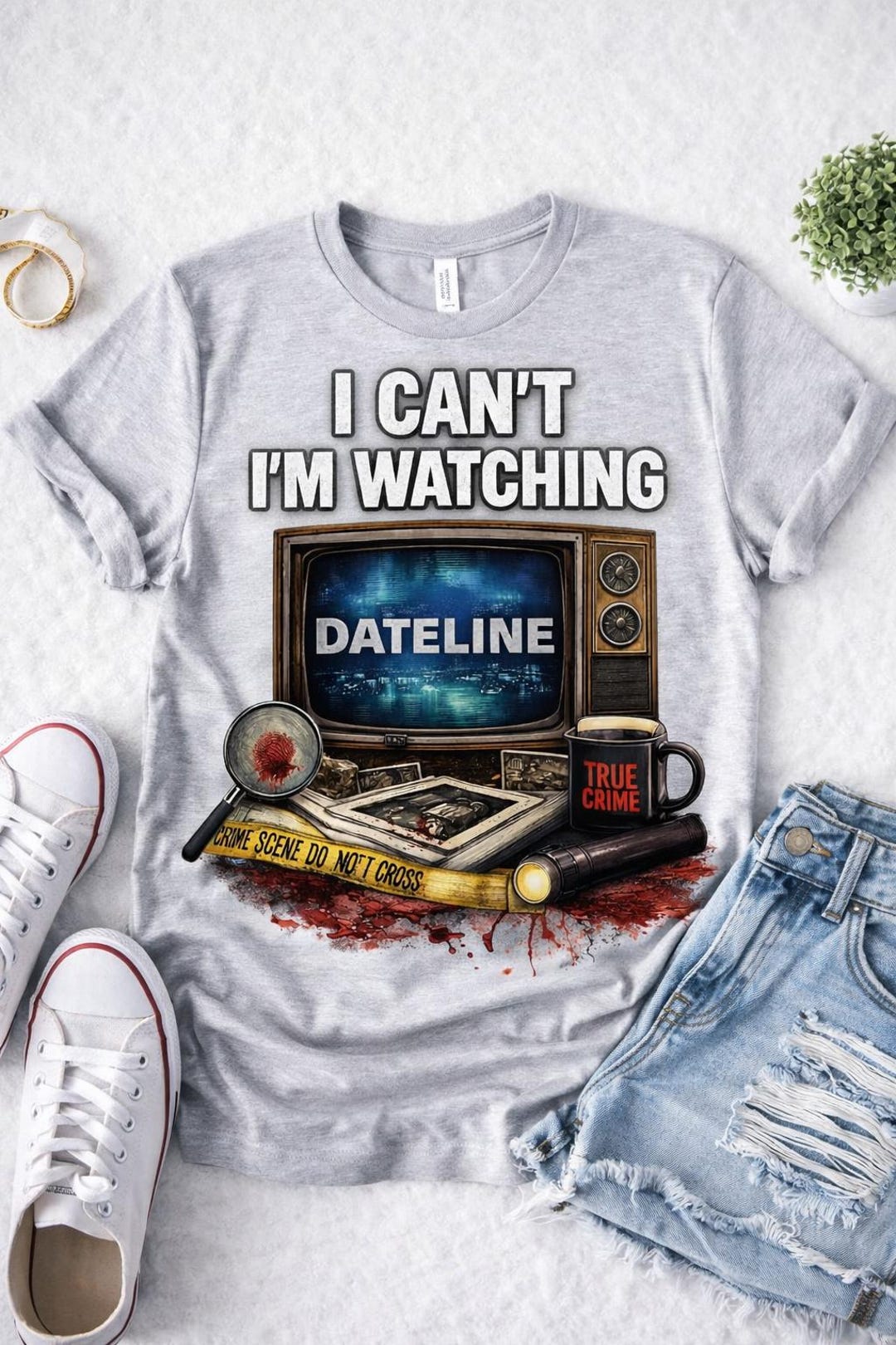 True Crime Shirt Design | Watching Dateline PNG (instant Download) - Etsy