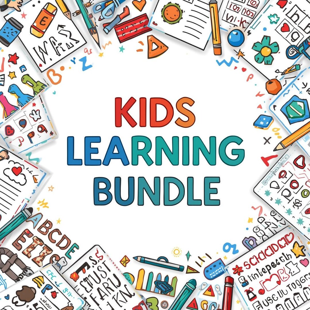 Kids Learning Activities Bundle (printable PDF) - Etsy