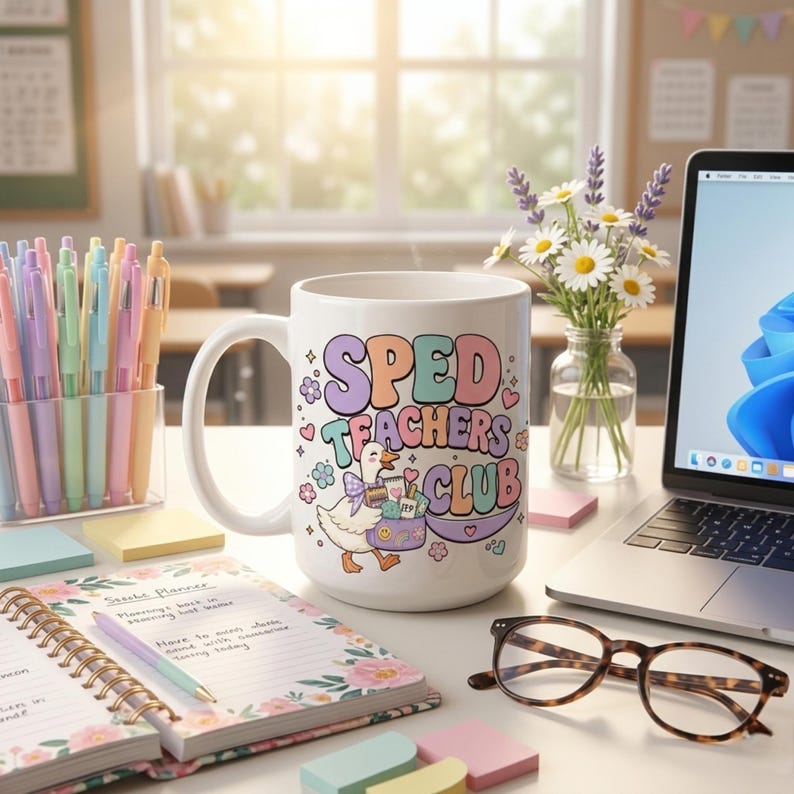 SPED Teacher PNG | Inspirational Club Design | Preppy School Graphic ...