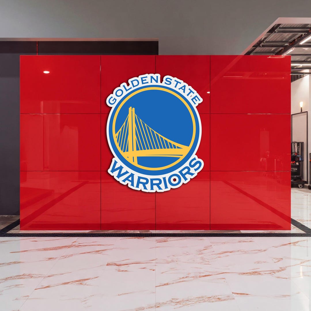 Golden State Warriors Aluminium Wall Art : NBA Garage Sign - Etsy