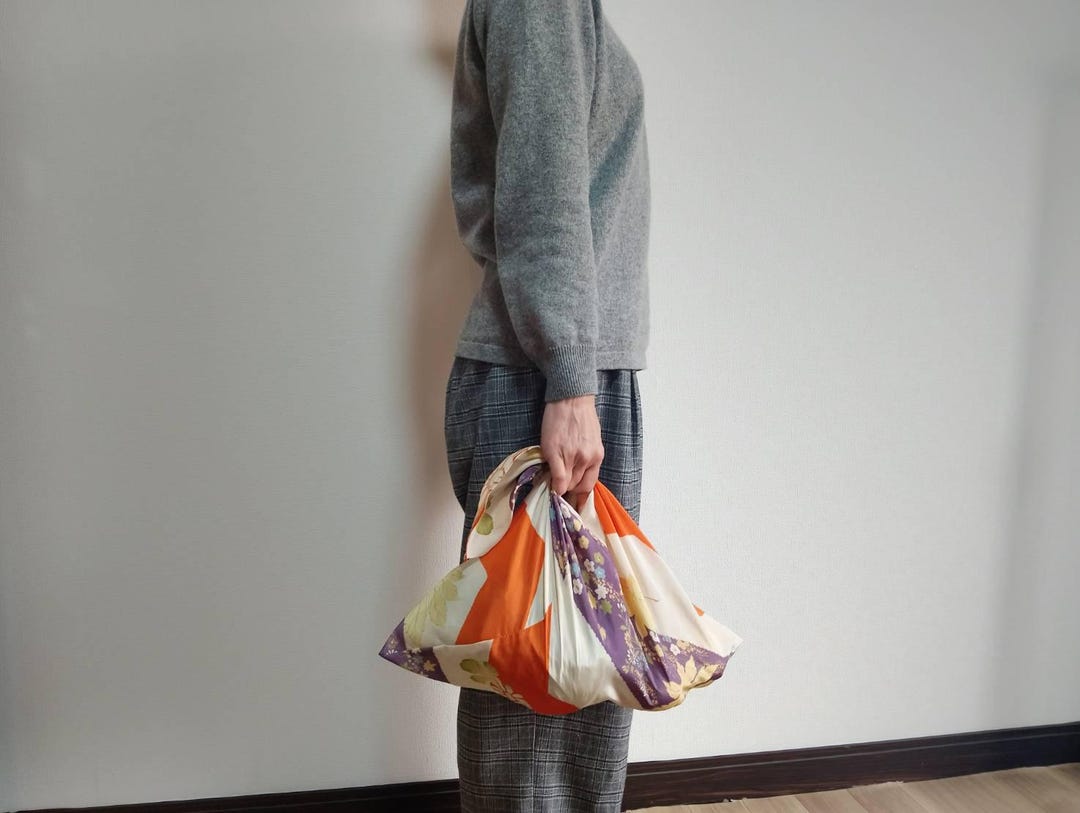 Kimono Remake Azuma Bag With Japanese Pattern - Etsy