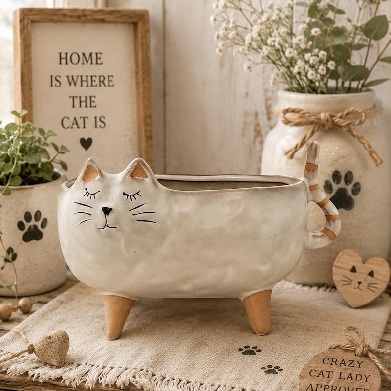 Rustic Ceramic Plant Pots - Etsy