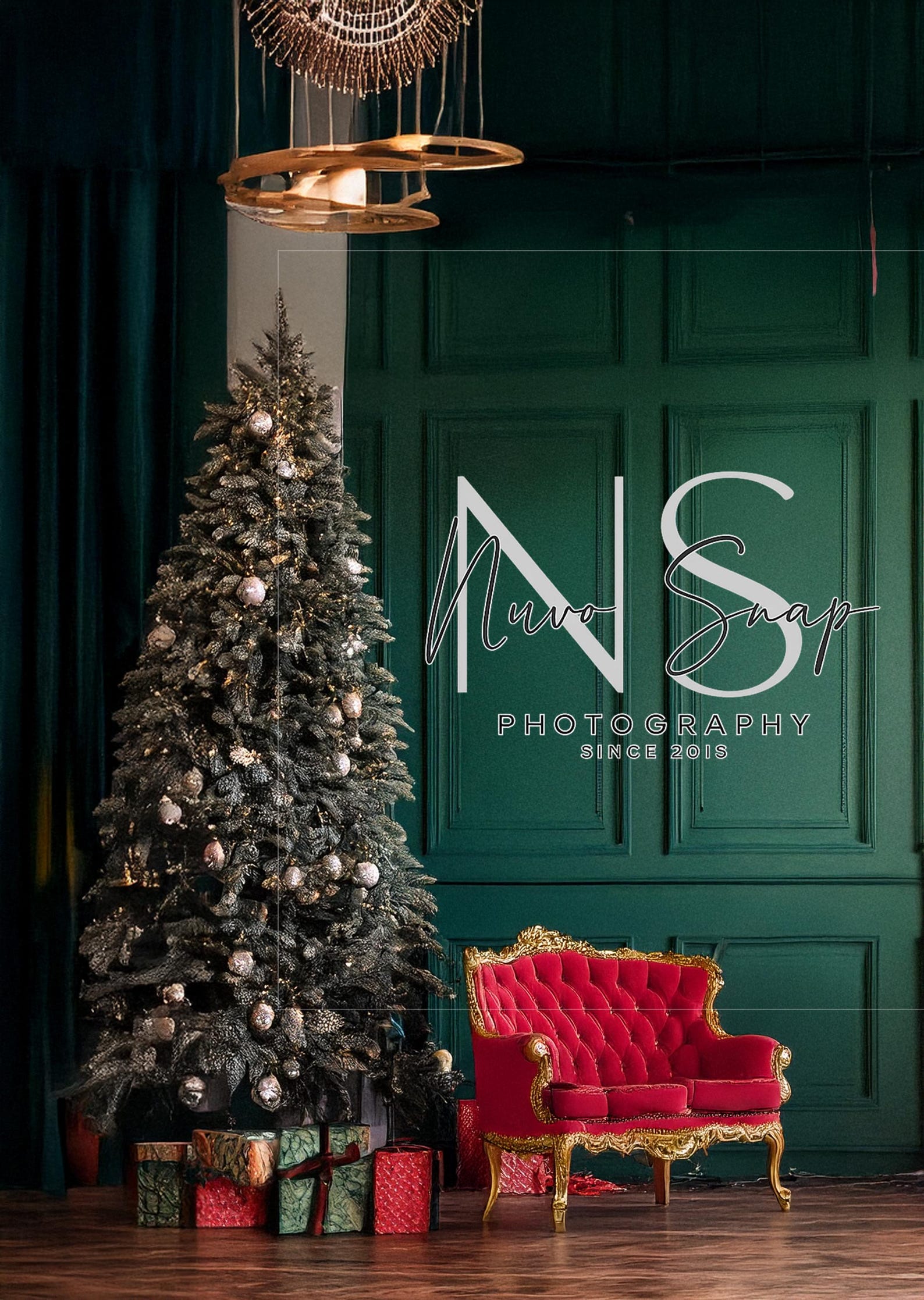 Christmas Digital Background - Etsy