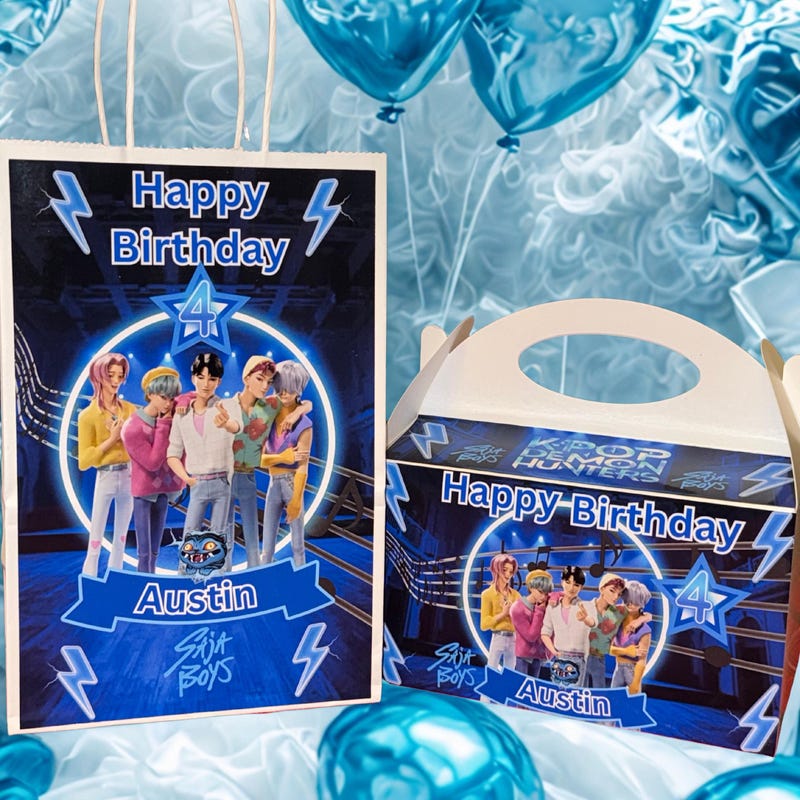 Candy Boxes Birthday Boy - Etsy