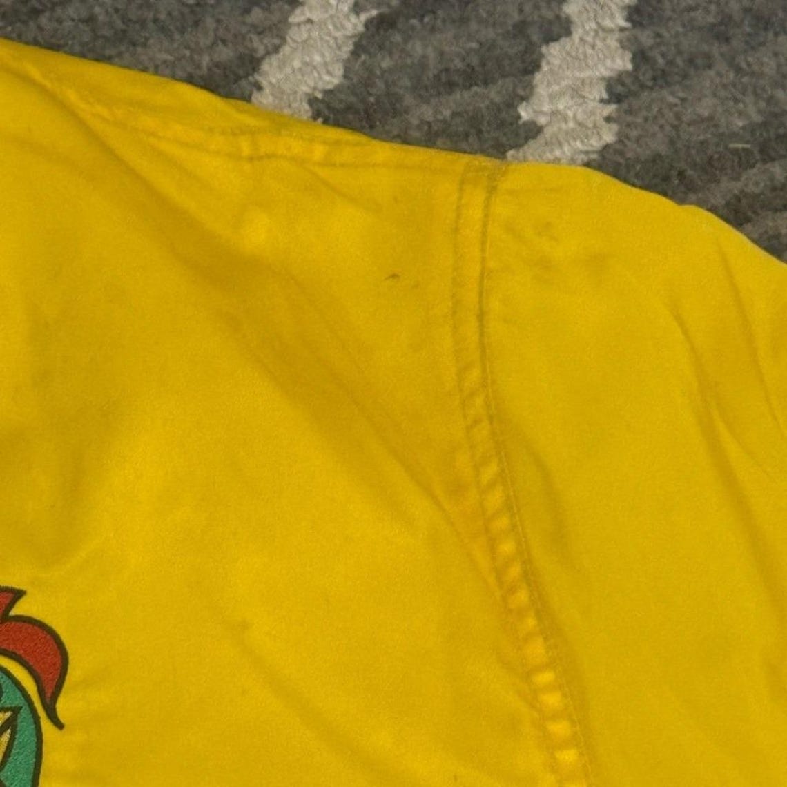 Vintage Kellogg's Corn Flakes Racing Jacket Chase Authentics Yellow ...