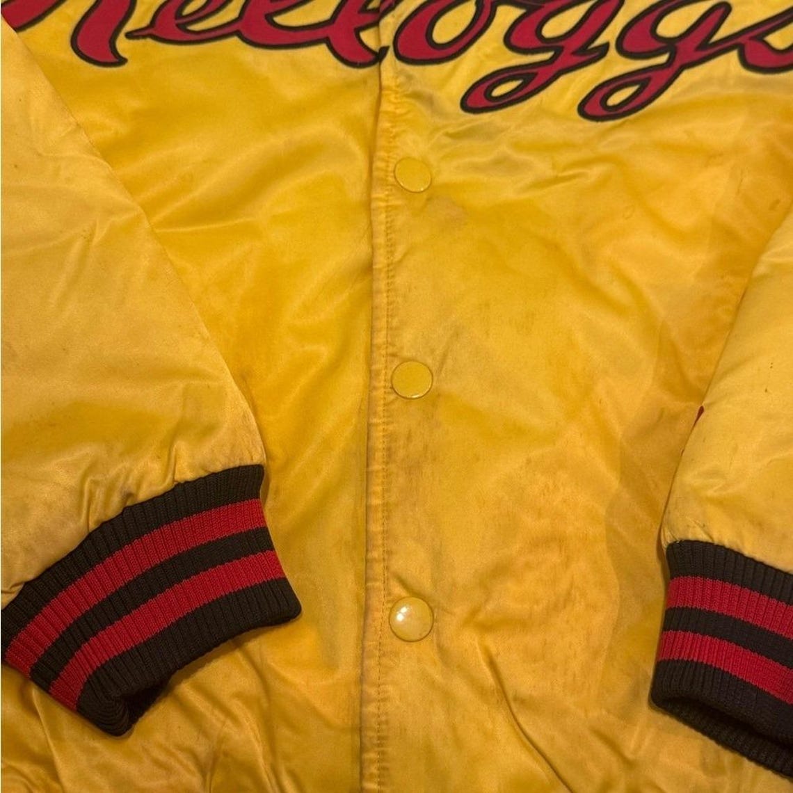 Vintage Kellogg's Corn Flakes Racing Jacket Chase Authentics Yellow ...