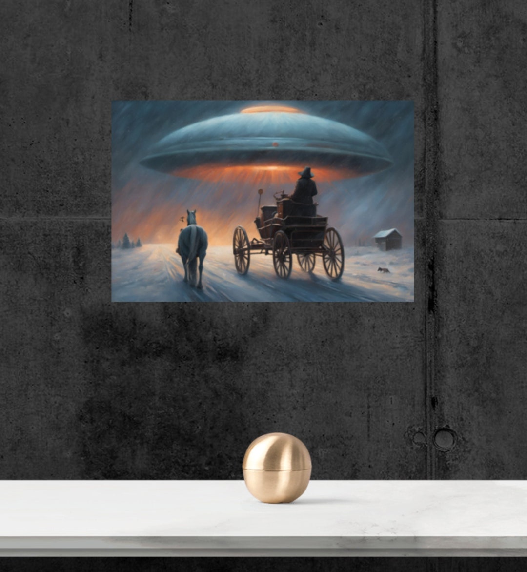 UFO Meets Buggy Ufos Alien Abductions Close Encounters - Etsy