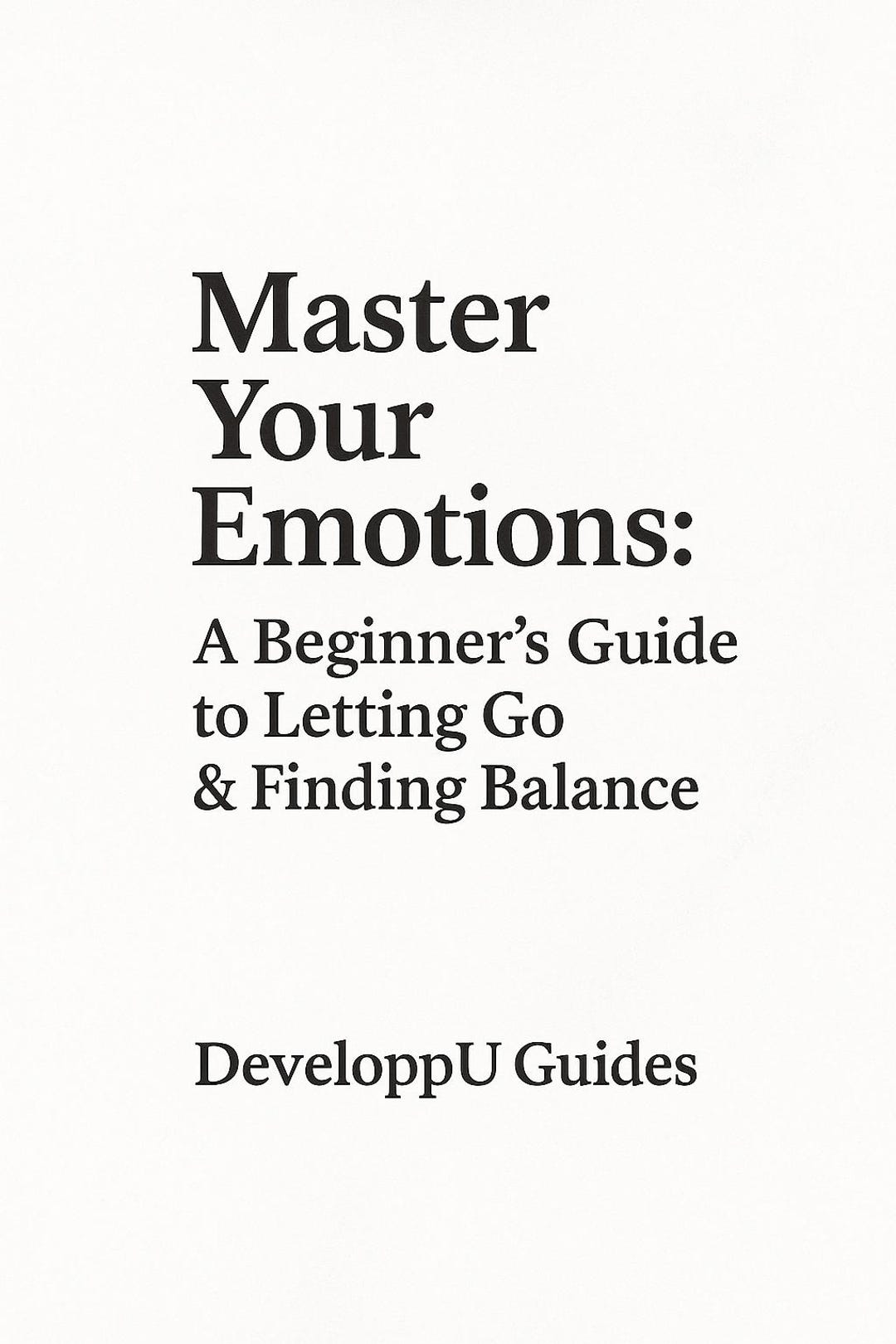 Manage Emotions for Beginners - Etsy