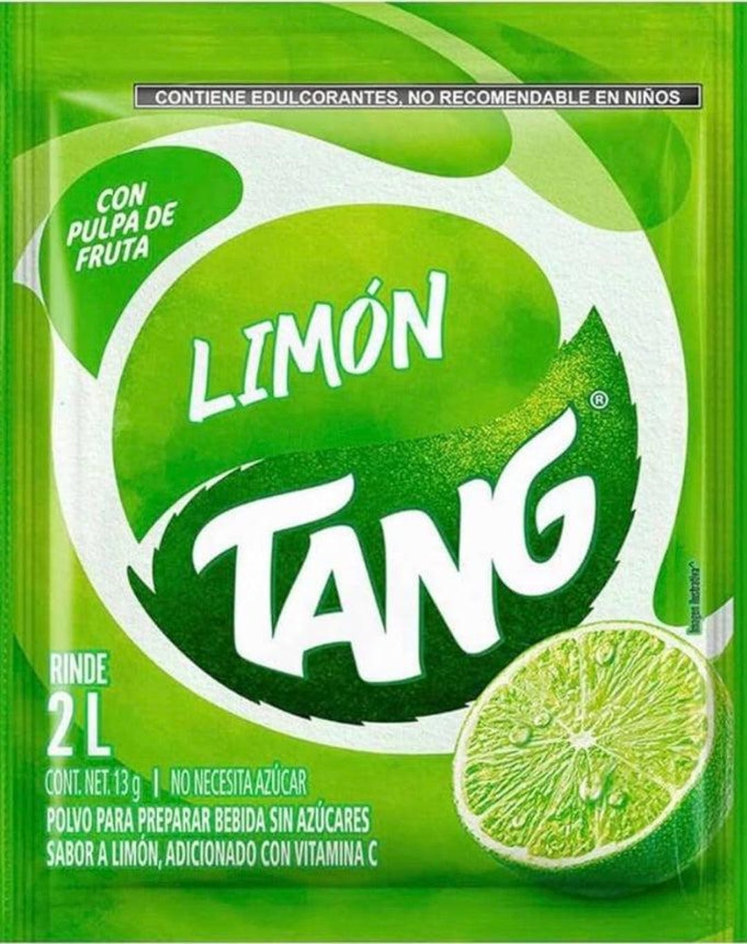 Tang Limon | Lime Flavor Drink Mix No Sugar Needed Makes 2 Liters Pack ...