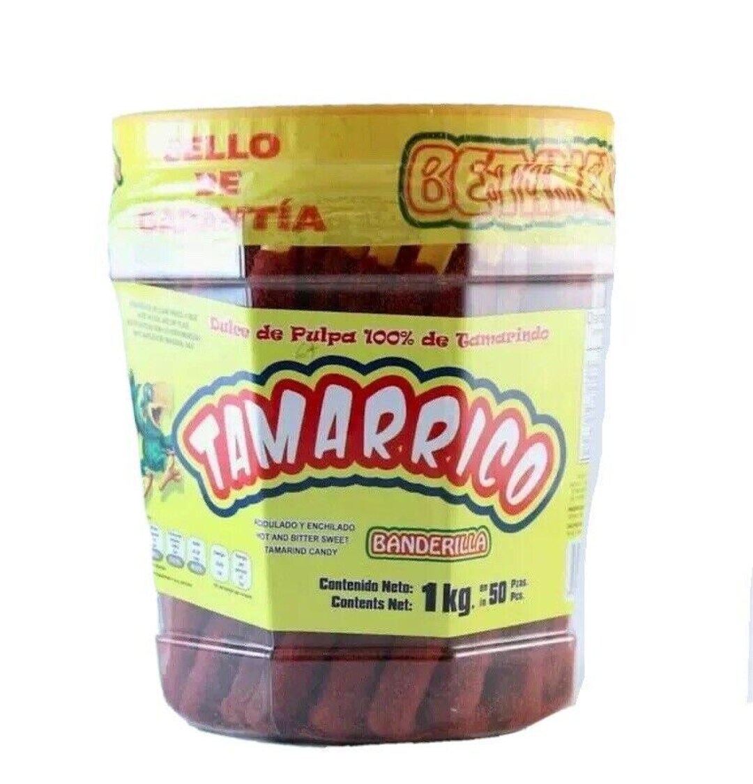 Tamarrico Tarugos Tamarindo Con Chile Mexican Tamarind Candy Sticks 50 ...