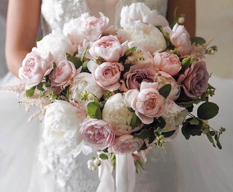 Bridal Bouquet ~ Wedding Flowers Romantic Dreamy Florals. Custom Made ...