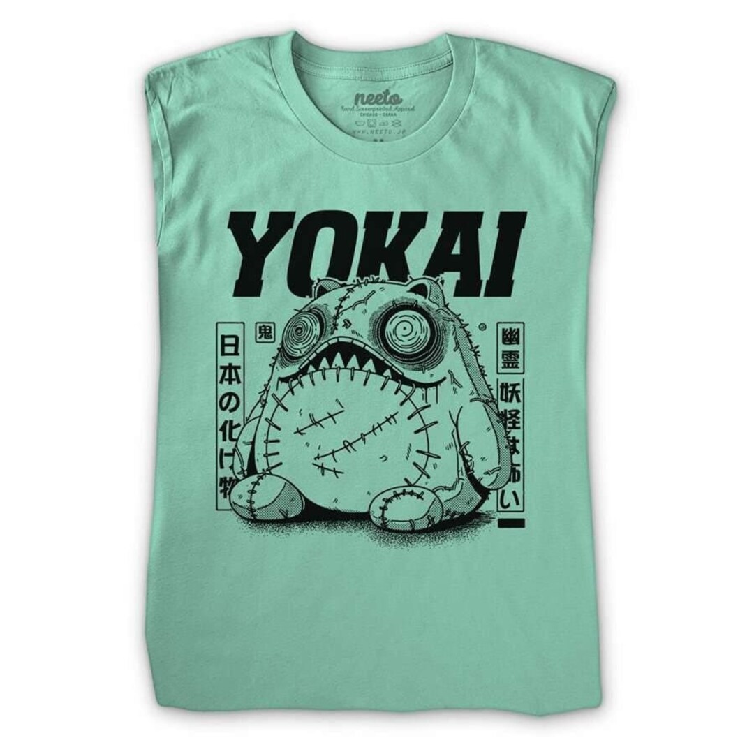 Yokai Shirt Japanese Monster Kawaii Frog Shirt - Men Sizes - Hand ...