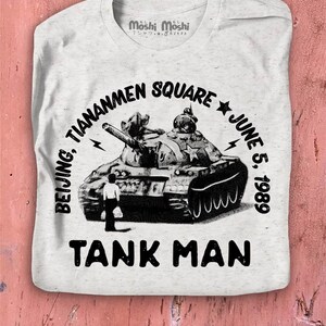 Tank Man Shirt Tiananmen Square T-shirt Democracy Freedom - Etsy