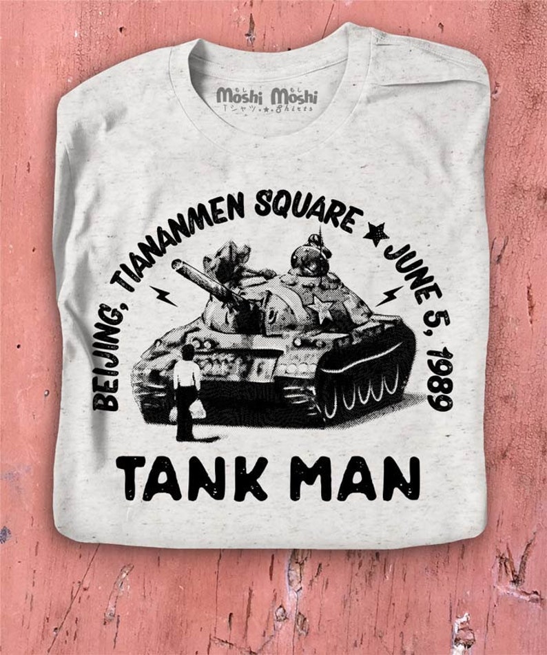 Tank Man Shirt Tiananmen Square T-shirt Democracy Freedom - Etsy