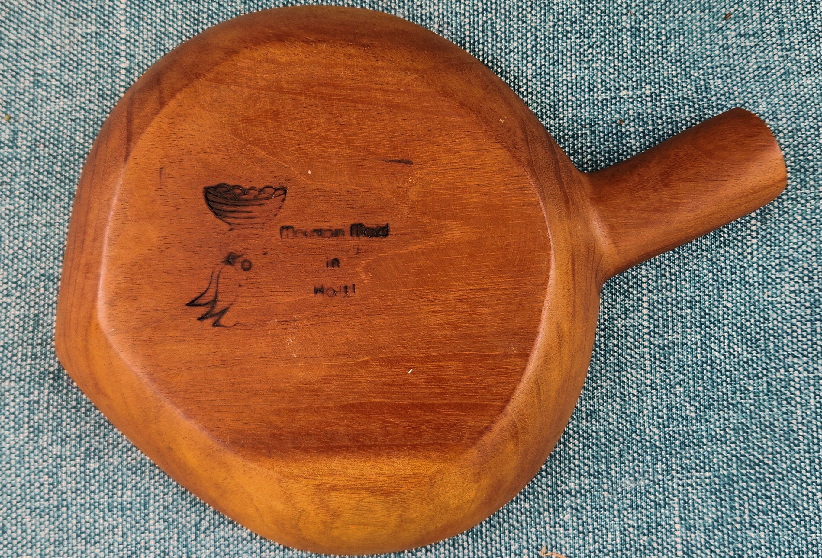 Vintage MCM Haitian Maiden Made Monkey Pod Wood Divided Bowl - Etsy