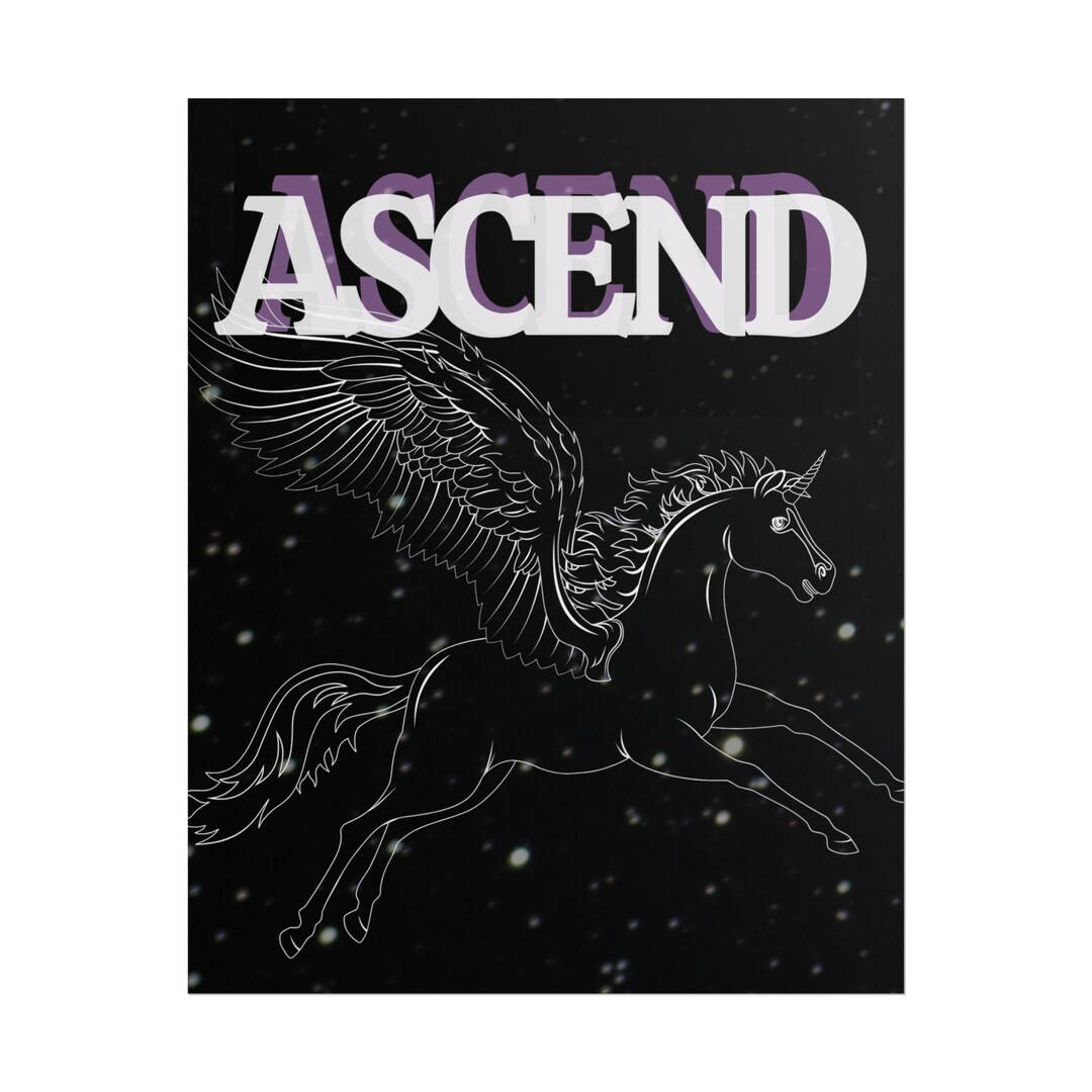 Ascend Pegasus Poster - Etsy