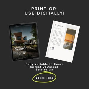 Airbnb Welcome Book Template | Editable Canva Guide | Vacation Rental ...