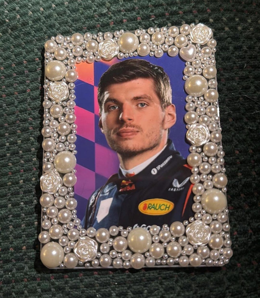 F1 Max Verstappen Kpop Decorated Photo Card // Formula 1 Max Verstappen ...