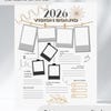 Vision Board Template 2024, New Years Goals, EDITABLE Digital Mood ...