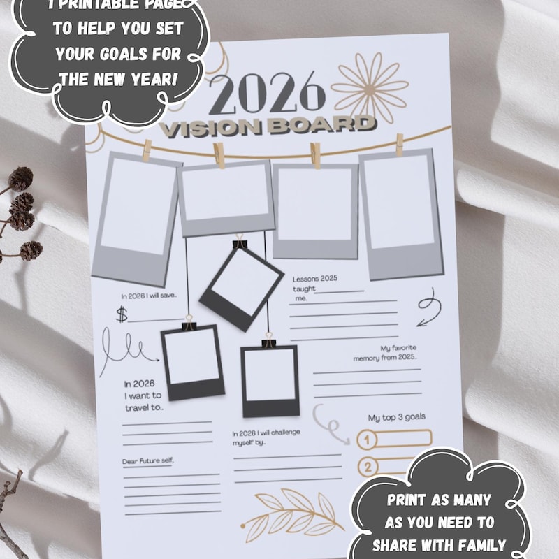 2026 Vision Board iPad - Etsy