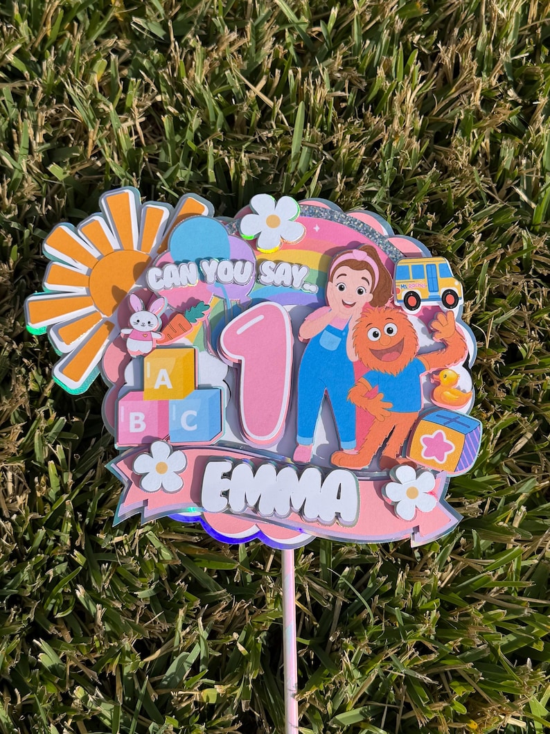 Ms. Rachel Birthday Cake Topper, Cupcake Toppers & Goodie Boxes ...