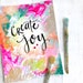 Create Joy 8.5x11 Inch Art Print / Gift for Creatives / Office - Etsy