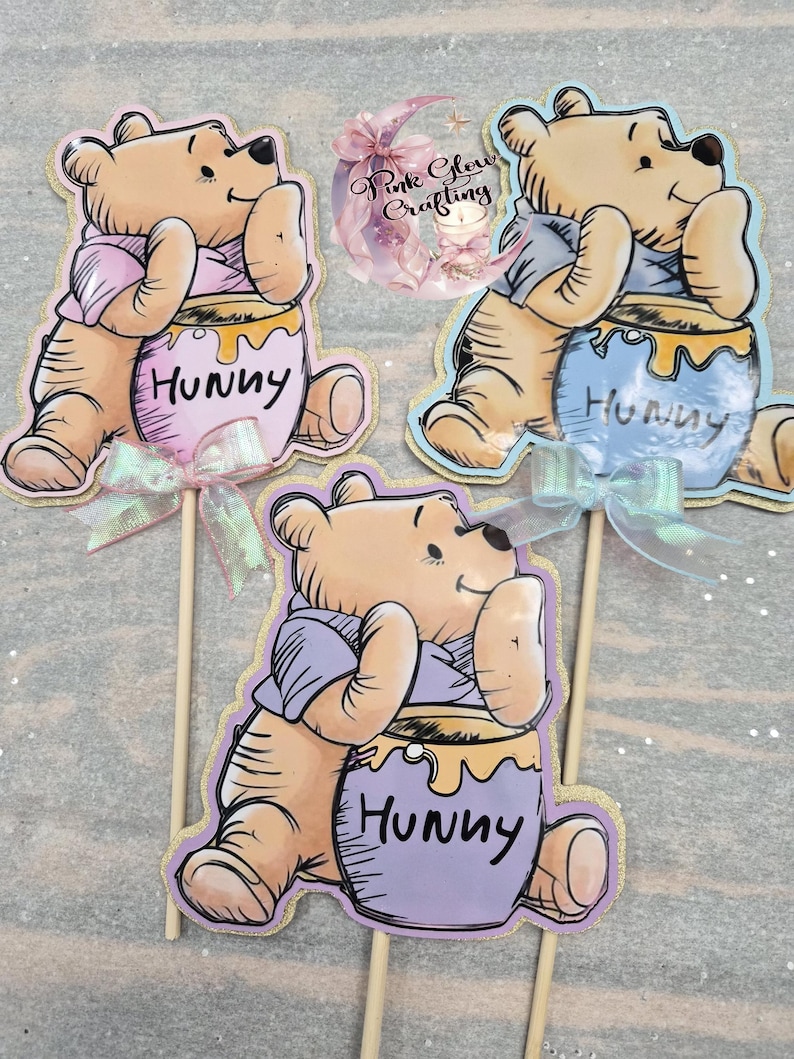 Pooh Centerpieces Sticks - Etsy