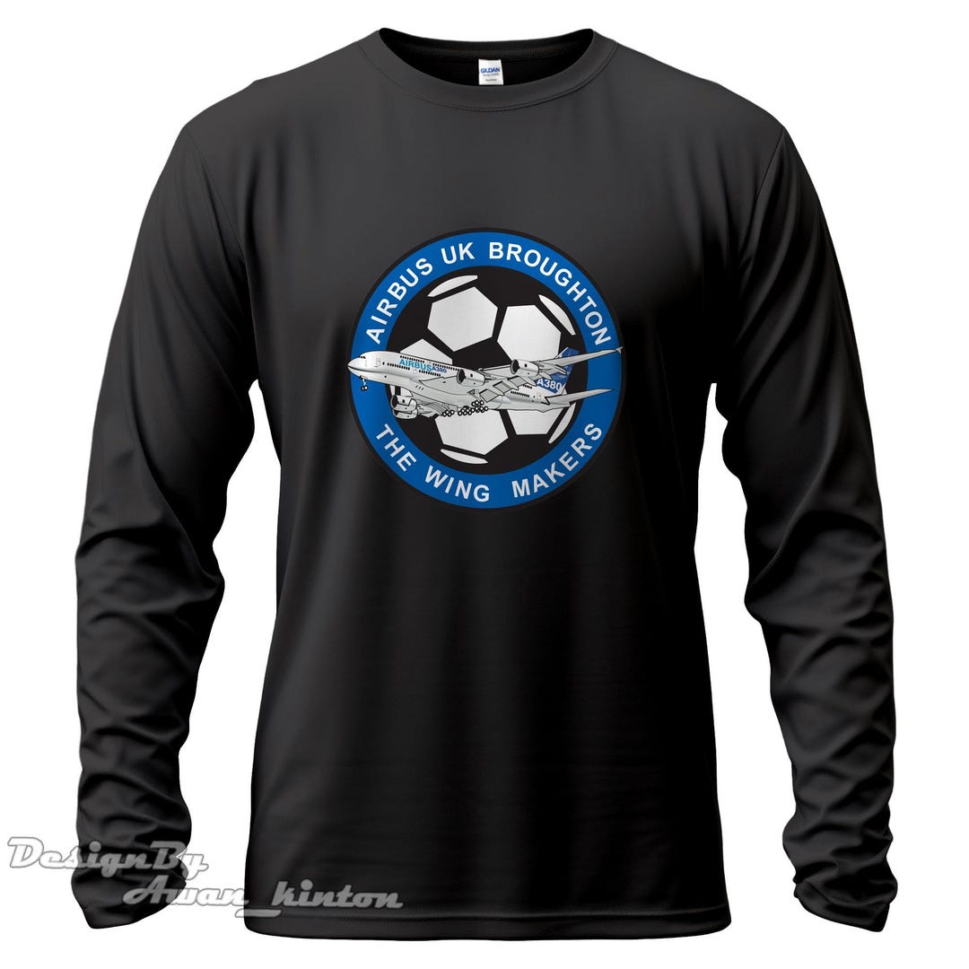 Clothing AIRBUS Uk Logo Funny Tshirt Made in Usa Long Sleeve Cotton - Etsy