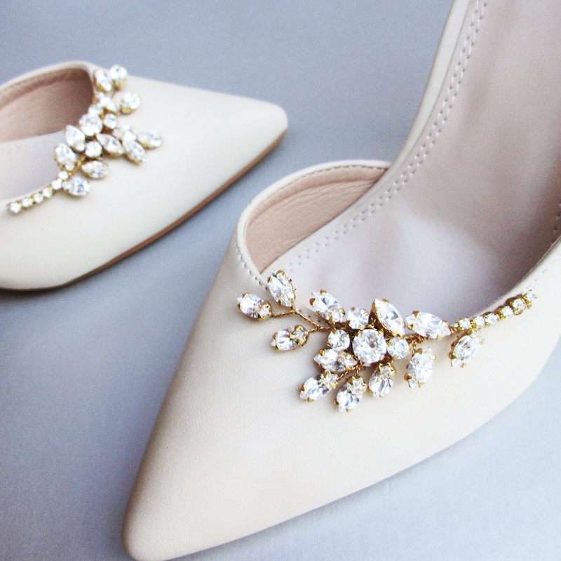 Gold Shoe Clips for Women - Etsy