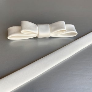 Bridal Belt 2 Ways, Skinny Silk Satin Belt With Detachable Bow, Wedding ...