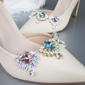 Mix and Match Shoe Clips, Bridal Shoe Clips, Premium European Crystal ...
