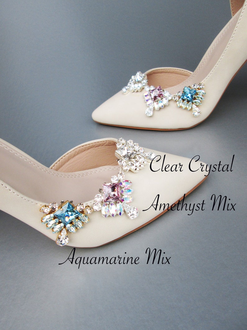 Mix and Match Shoe Clips Bridal Shoe Clips Premium European - Etsy
