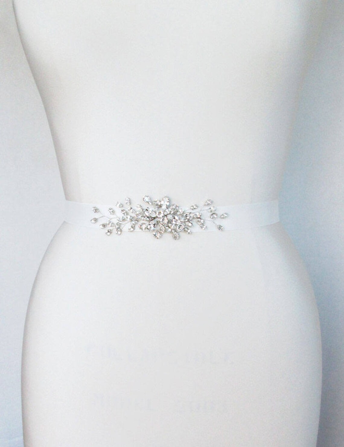 Bridal Belt Bridal Crystal Belt Crystal Belt Sash in Gold or - Etsy
