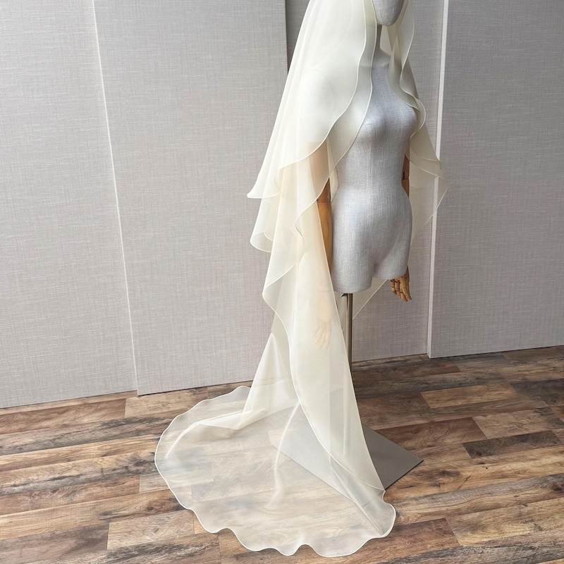 Blusher Veils Organza - Etsy