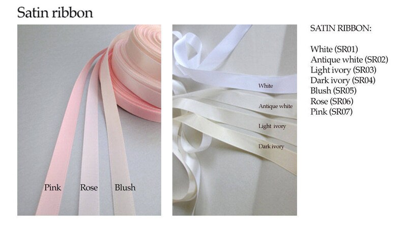 NEW COLORS Satin Ribbon Swatches Ribbon Color Samples - Etsy