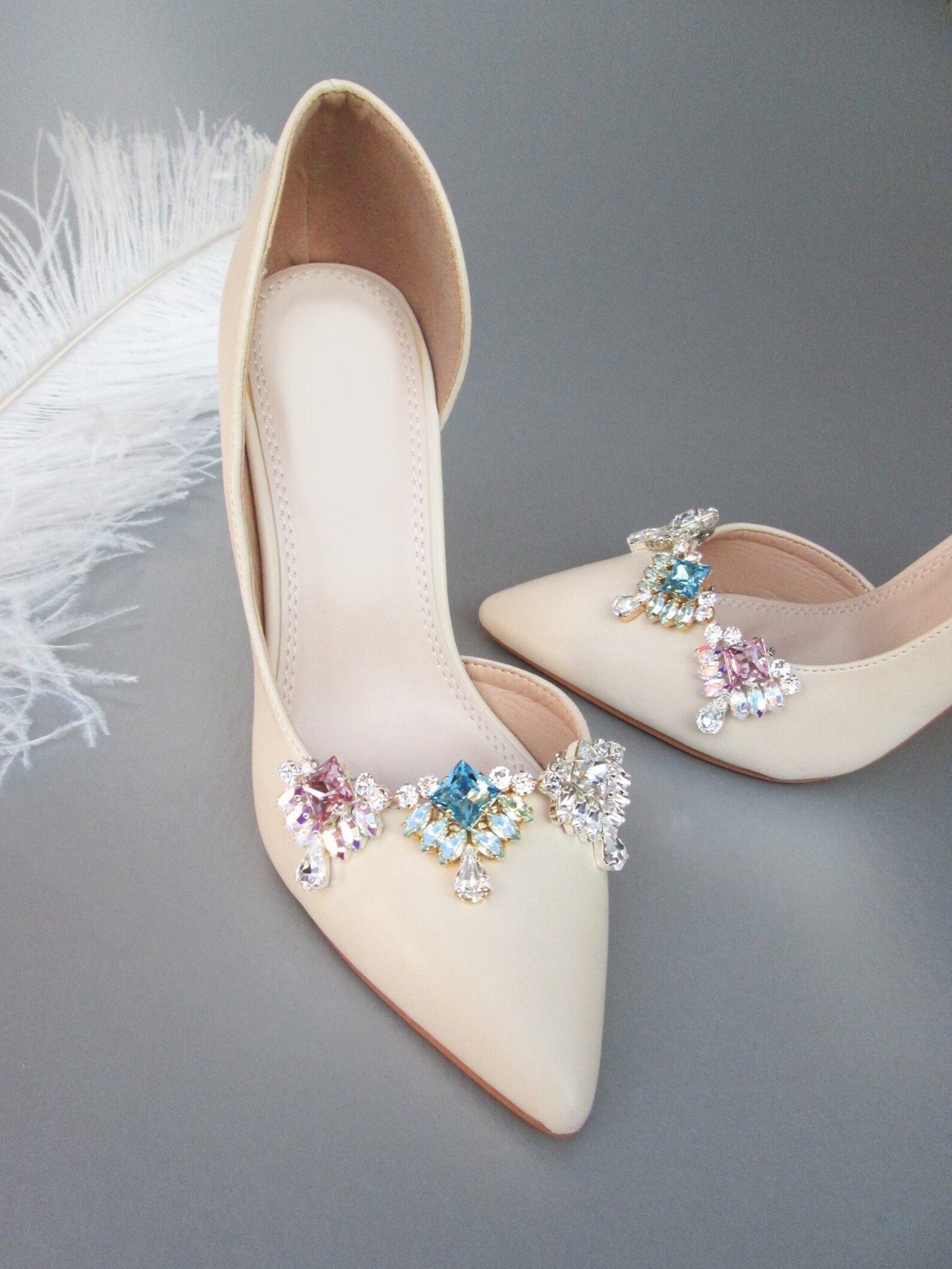 Mix and Match Shoe Clips Bridal Shoe Clips Premium European - Etsy