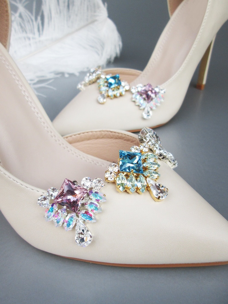 Mix and Match Shoe Clips Bridal Shoe Clips Premium European - Etsy