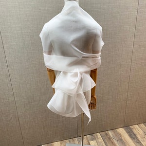 Sheer Silk Wrap Shawl, Silk Organza Wedding Shawl, Sheer Stole for ...