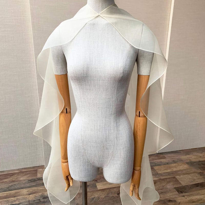 Sheer Half Cape - Etsy
