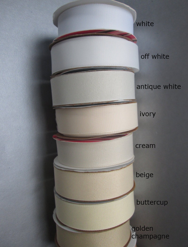 Grosgrain Ribbon Swatches Ribbon Color Samples Grosgrain - Etsy