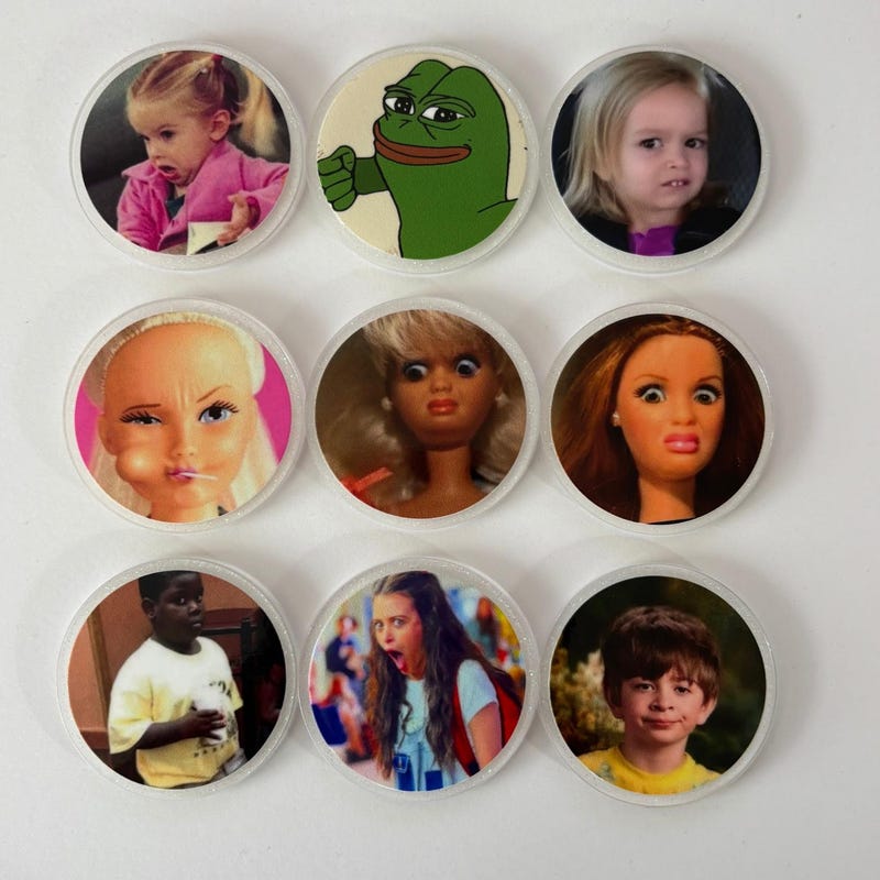 Meme Id Badges - Etsy UK