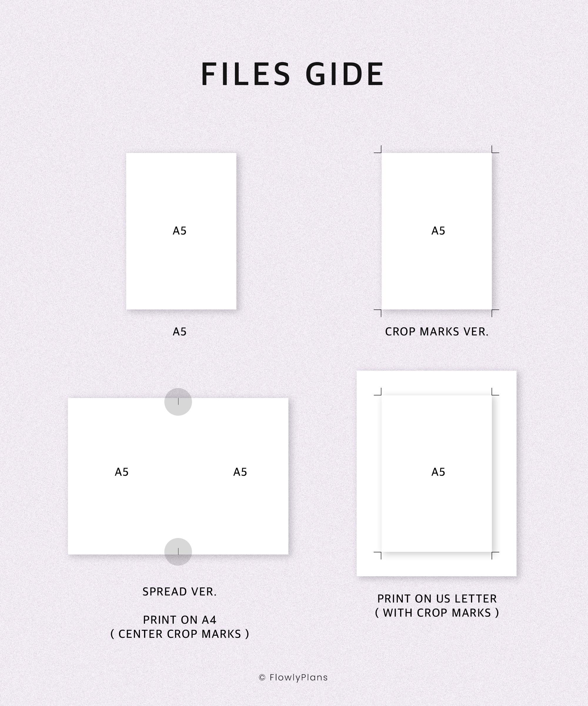 24 Hour Daily Planner Printable | A5 Inserts | Hourly Schedule, Time ...