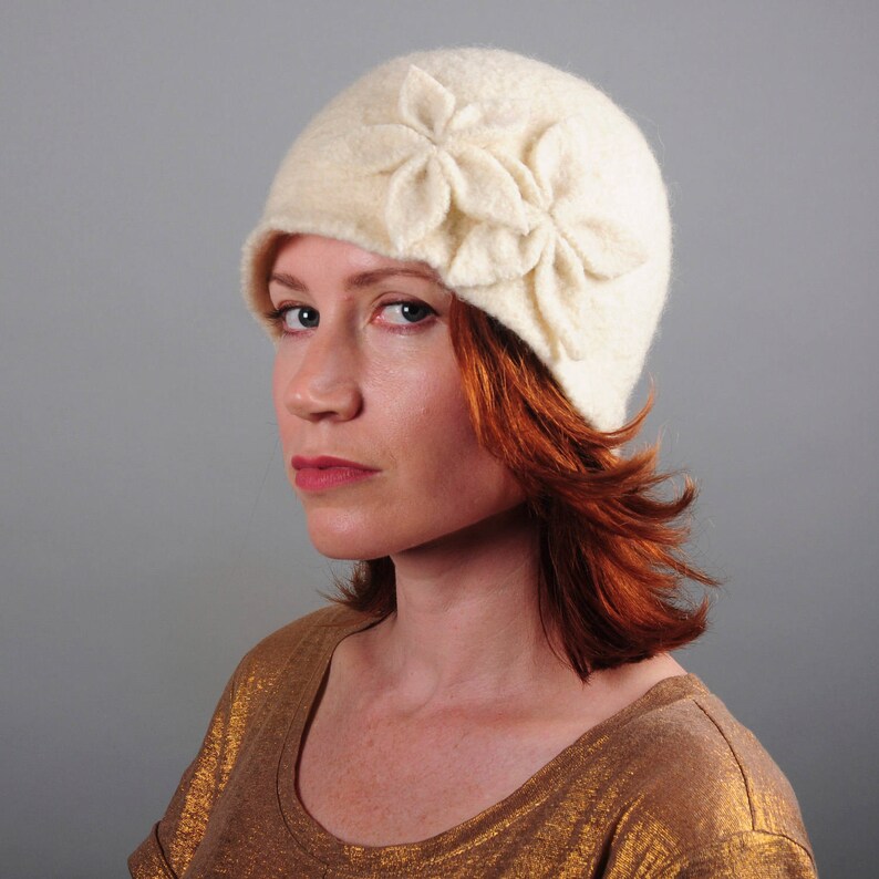 Women's Wool Felt Winter Hat // Merino Wool // Double | Etsy