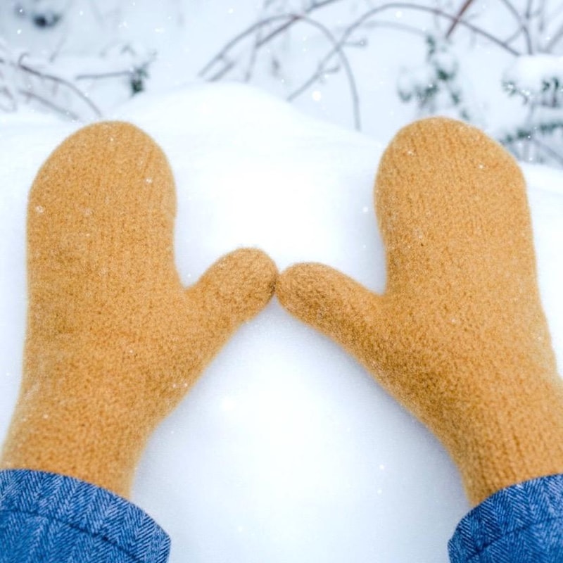 Wool Mittens - Etsy