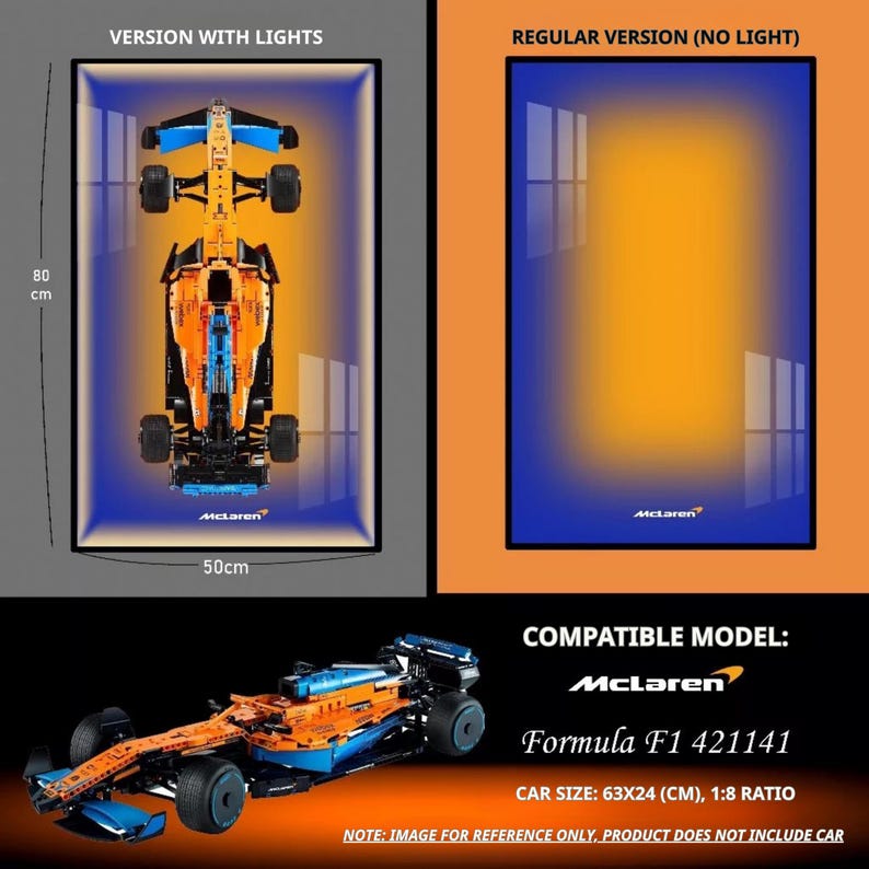 LEGO Formula 1 Speed Champions Display Frame - Collectible Cars ...