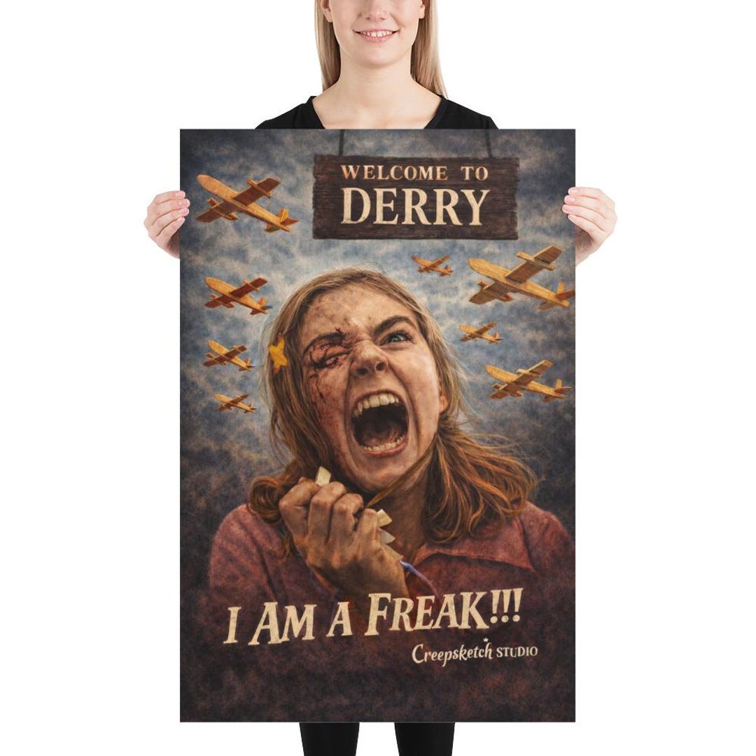 I Am A Freak | Welcome to Derry Art Print – Marge Tozier, Psychological ...