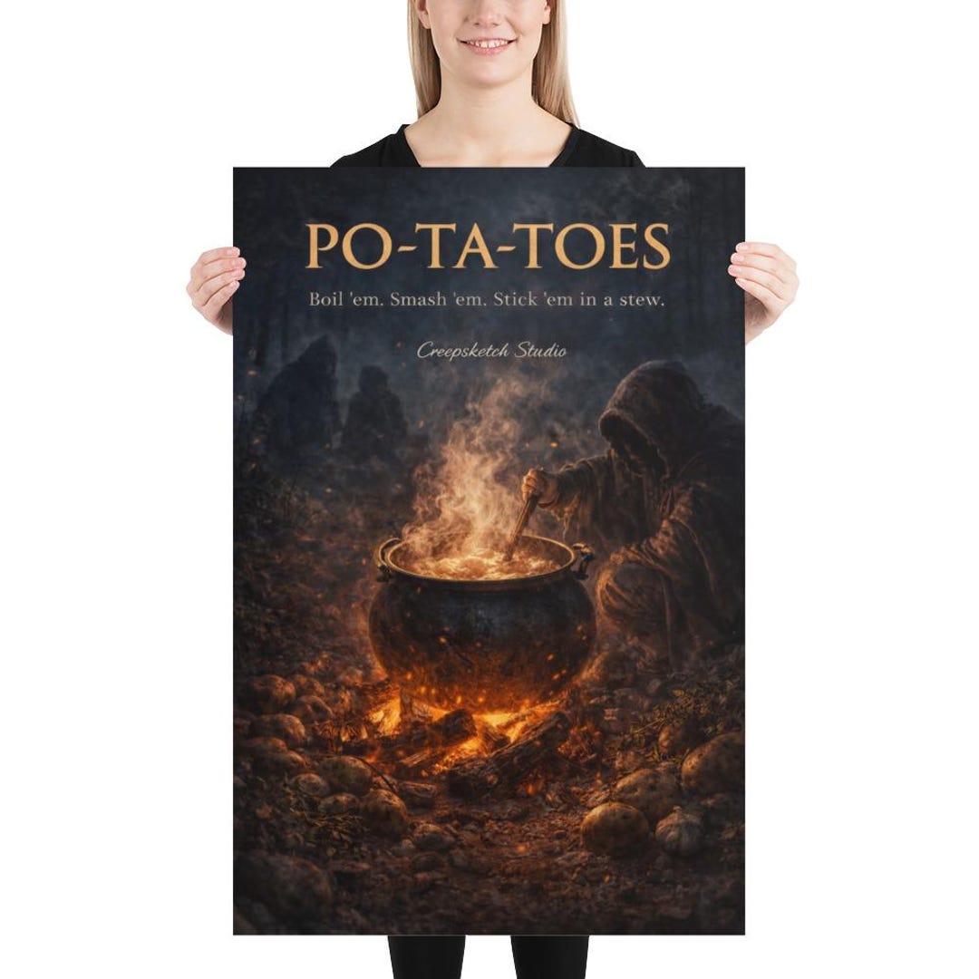 PO-TA-TOES – Quote Art | Lord Fan Art Tribute by Creepsketch Studio - Etsy