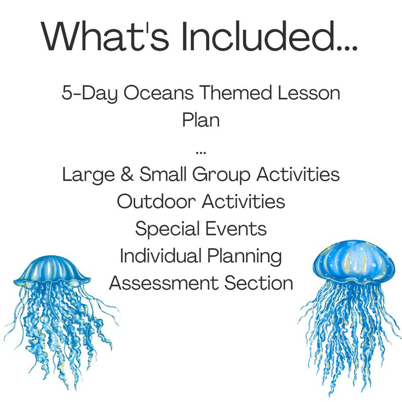 Ocean Theme Preschool Activities | Summer Daycare Curriculum Weekly ...