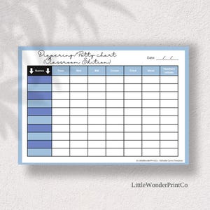 Daycare Diaper & Potty Chart | Classroom Tracker (PDF) - Etsy