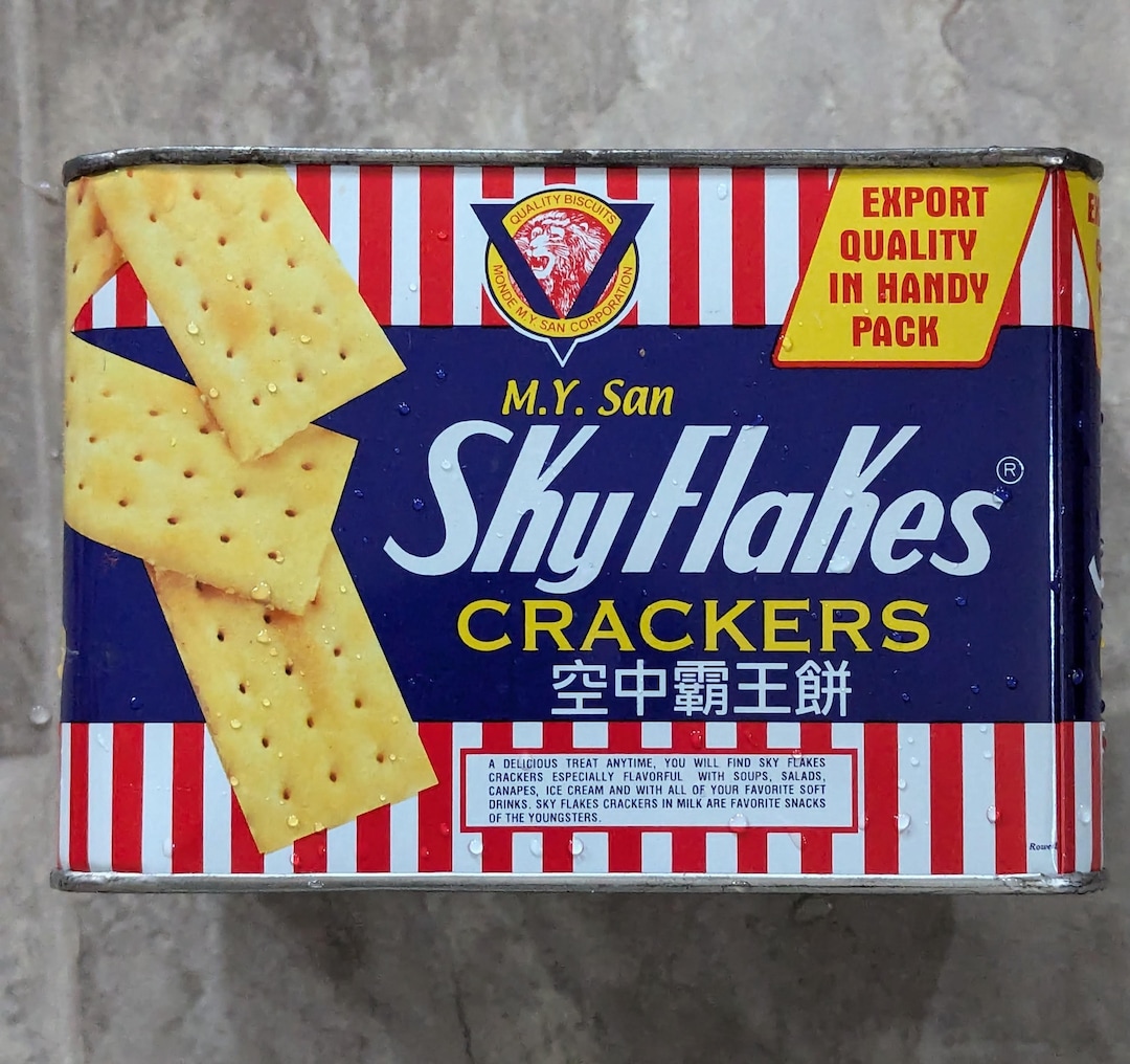 Vintage M. Y. San Skyflakes Cracker Box - Etsy
